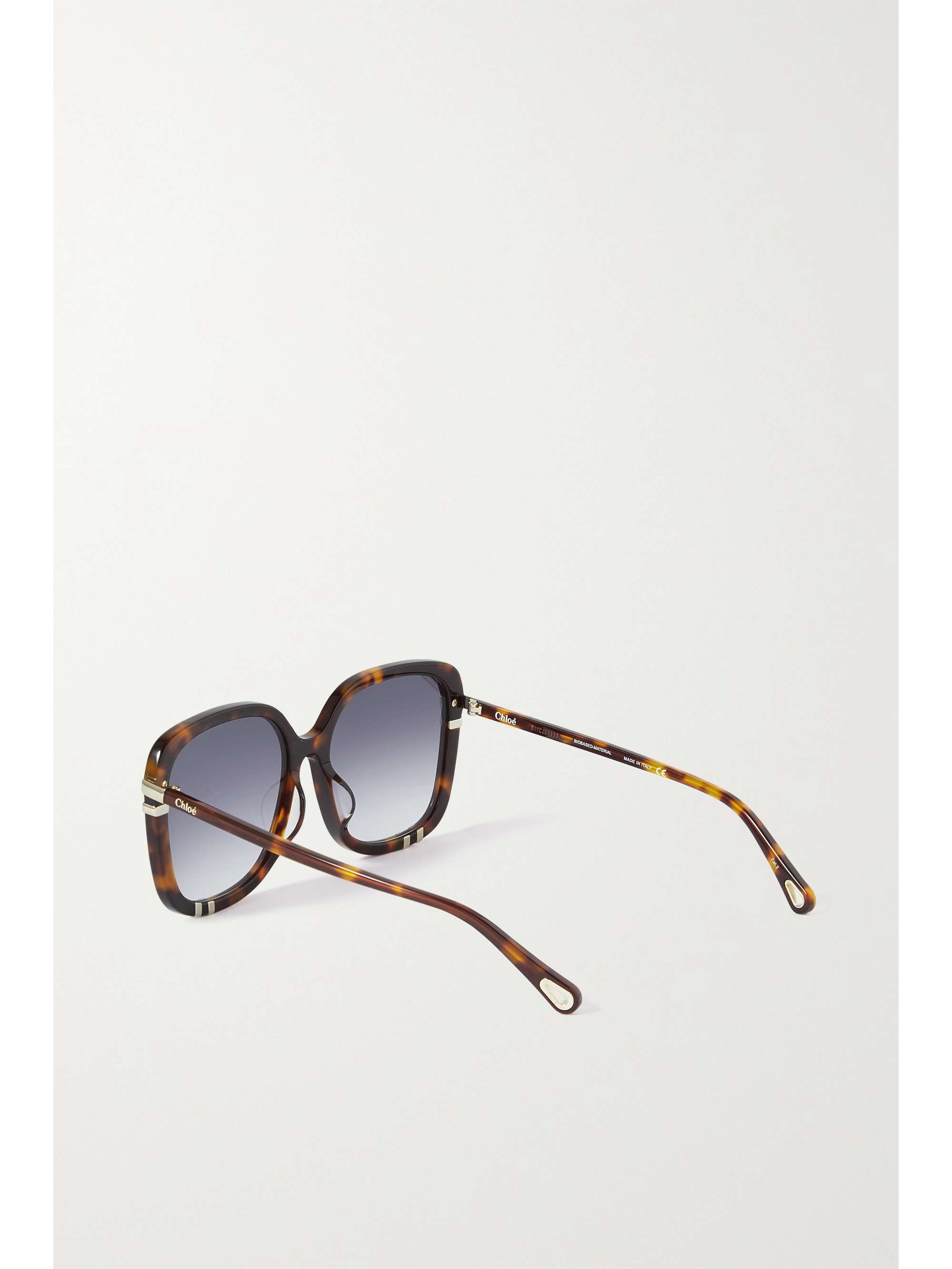 ChloÉ Eyewear West Oversized D Frame Tortoiseshell Bio Acetate
