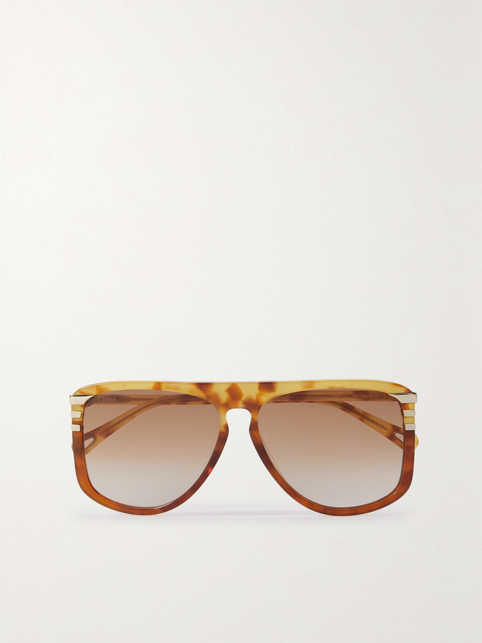 ChloÉ Eyewear West Oversized D Frame Tortoiseshell Acetate Sunglasses