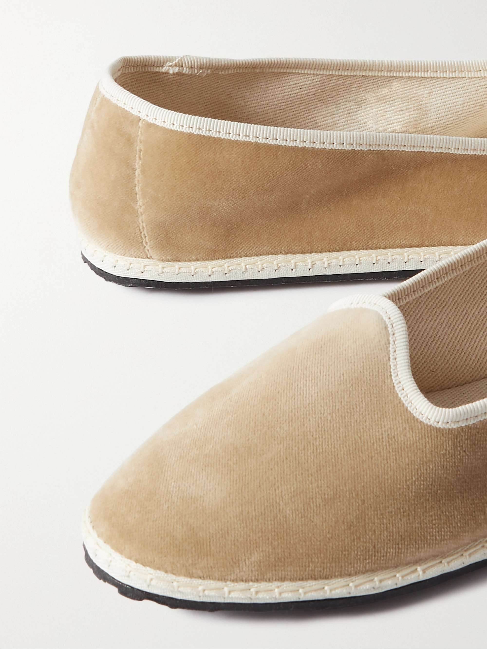 VIBI VENEZIA Velvet slippers | NET-A-PORTER