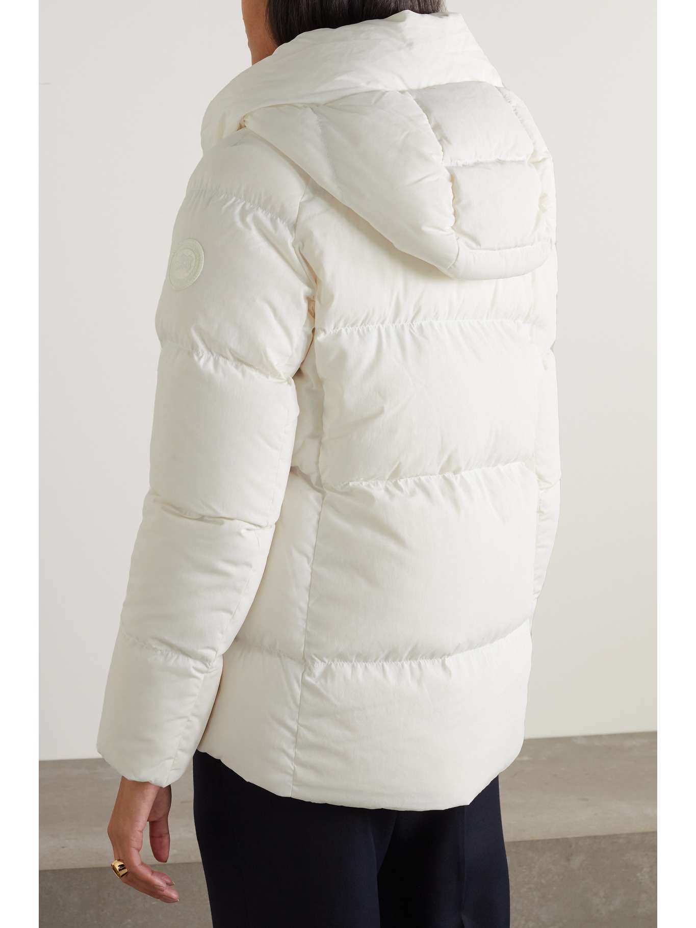 CANADA GOOSE Marlow hooded quilted Ventera down jacket | NET-A-PORTER