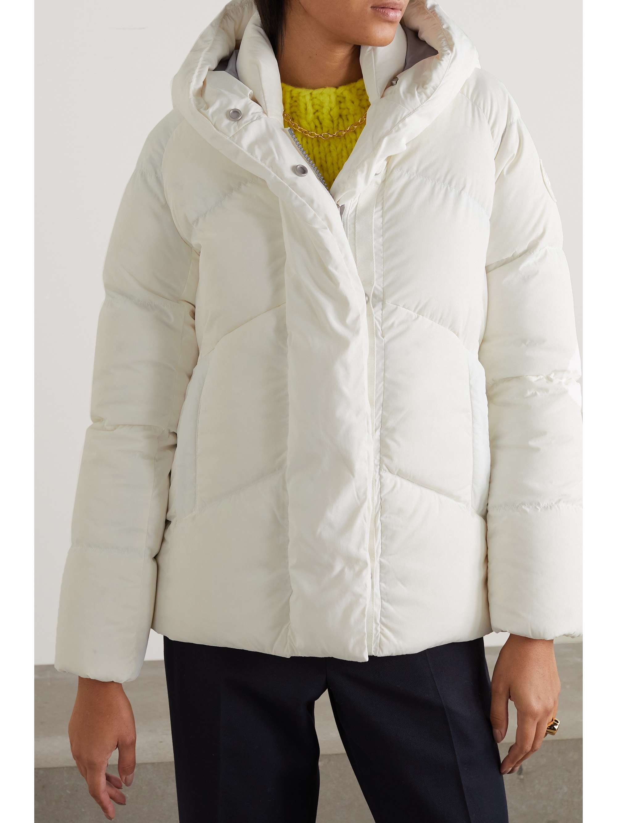 CANADA GOOSE Marlow hooded quilted Ventera down jacket | NET-A-PORTER