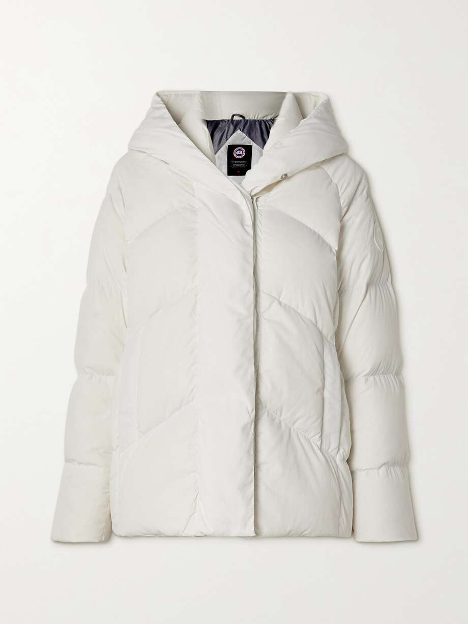 CANADA GOOSE Marlow hooded quilted Ventera down jacket | NET-A-PORTER