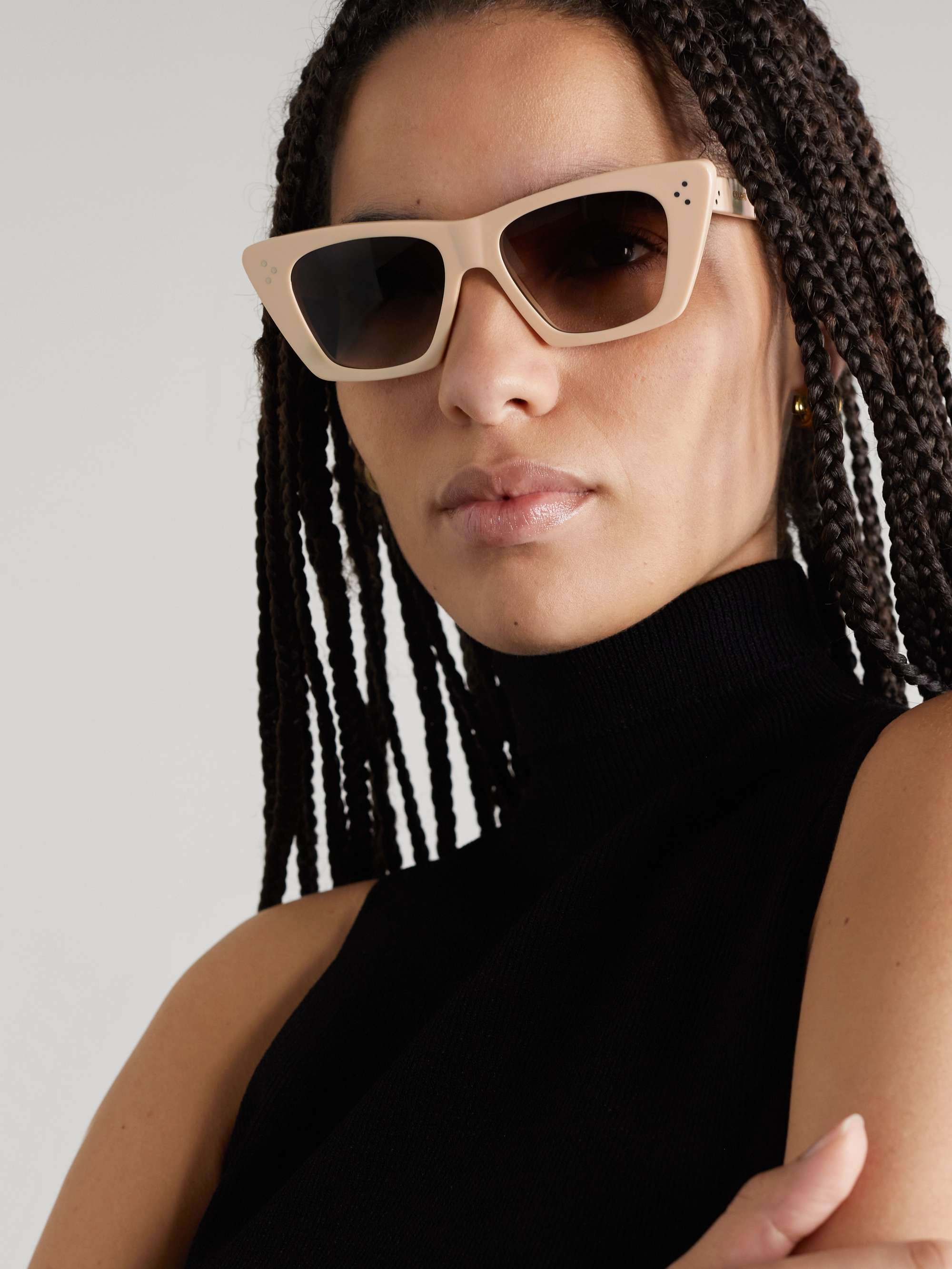 CELINE EYEWEAR Cat-eye acetate sunglasses | NET-A-PORTER