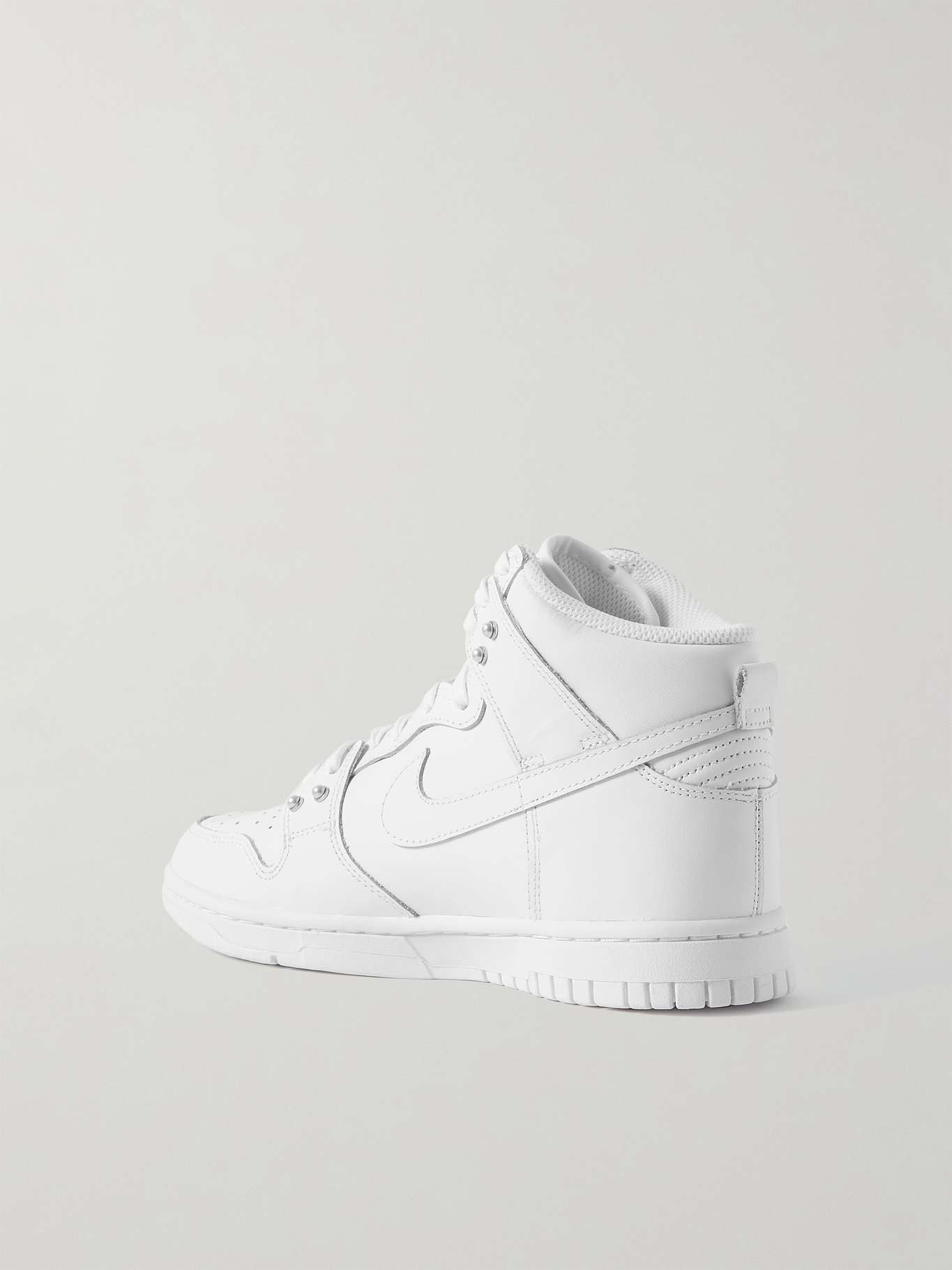 NIKE Dunk High embellished leather high-top sneakers | NET-A-PORTER