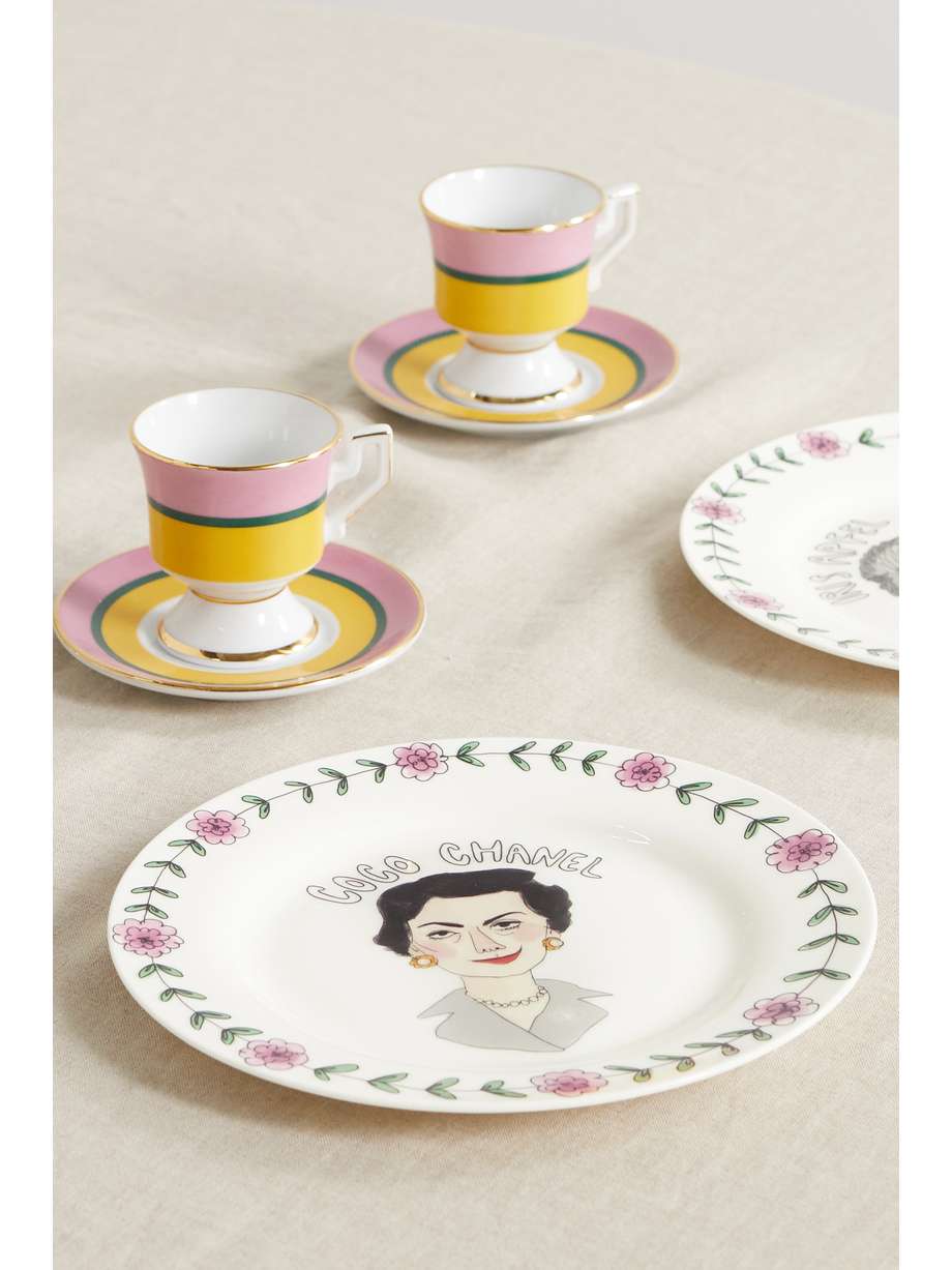 JOSEPHINE DESSINE Coco Chanel porcelain dish | NET-A-PORTER