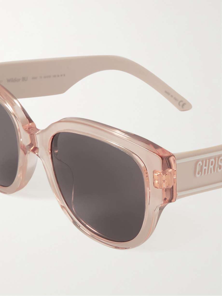 Dior Eyewear Wildior Bu Cat Eye Embossed Acetate Sunglasses Net A Porter