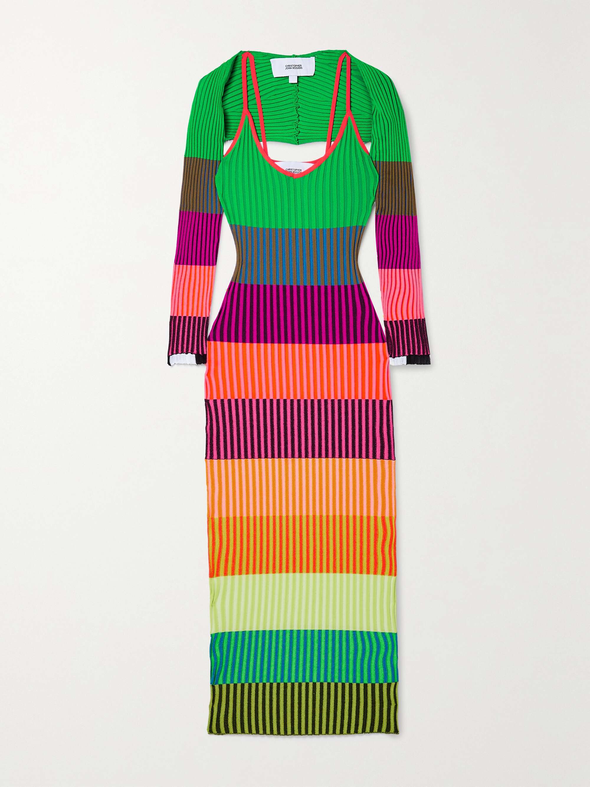 Colorful Striped Dress