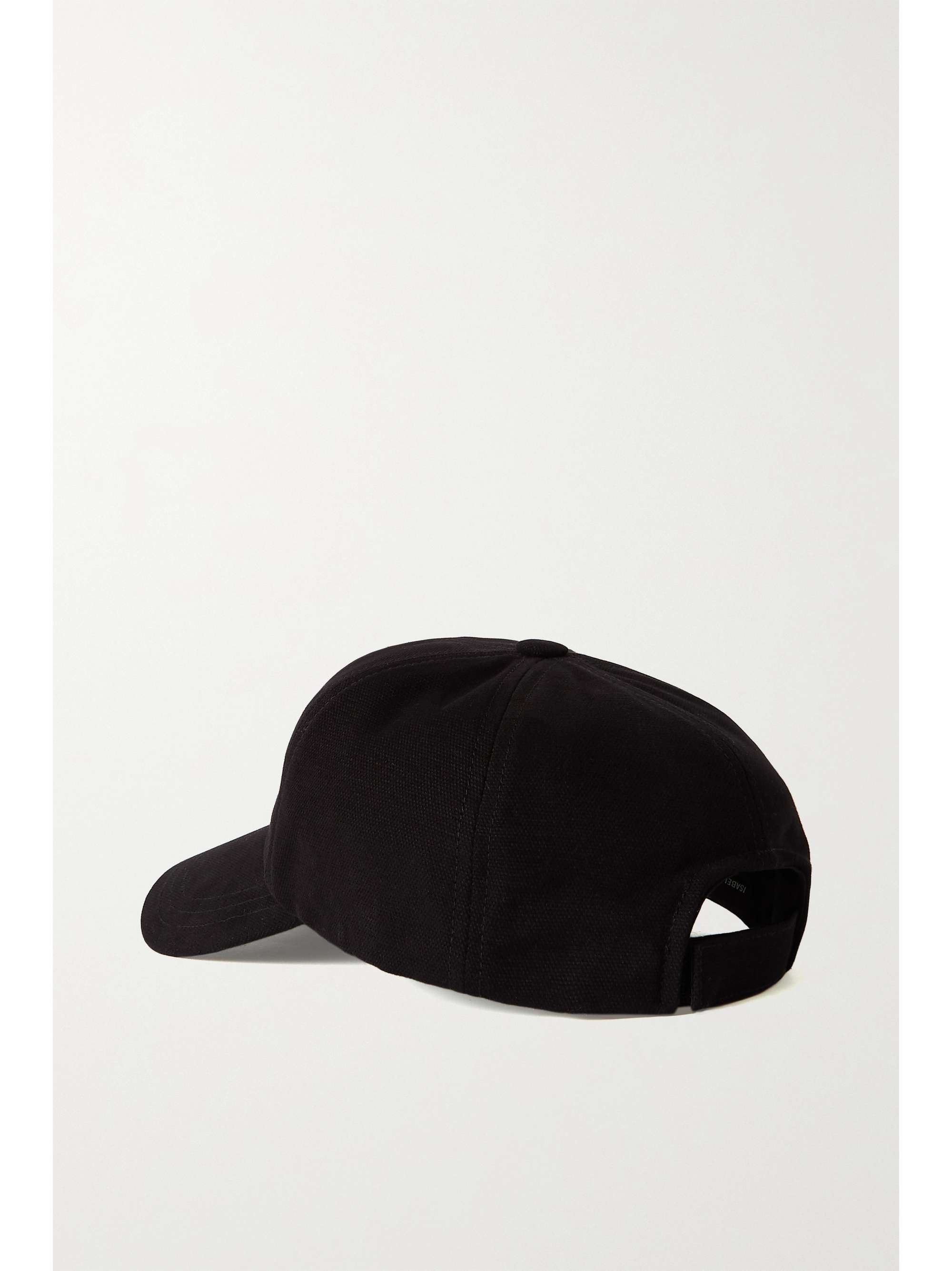 Black Tyron Embroidered Cotton canvas Baseball Cap ISABEL MARANT black-tyron-embroidered-cotton-canvas-baseball-cap-isabel-marant