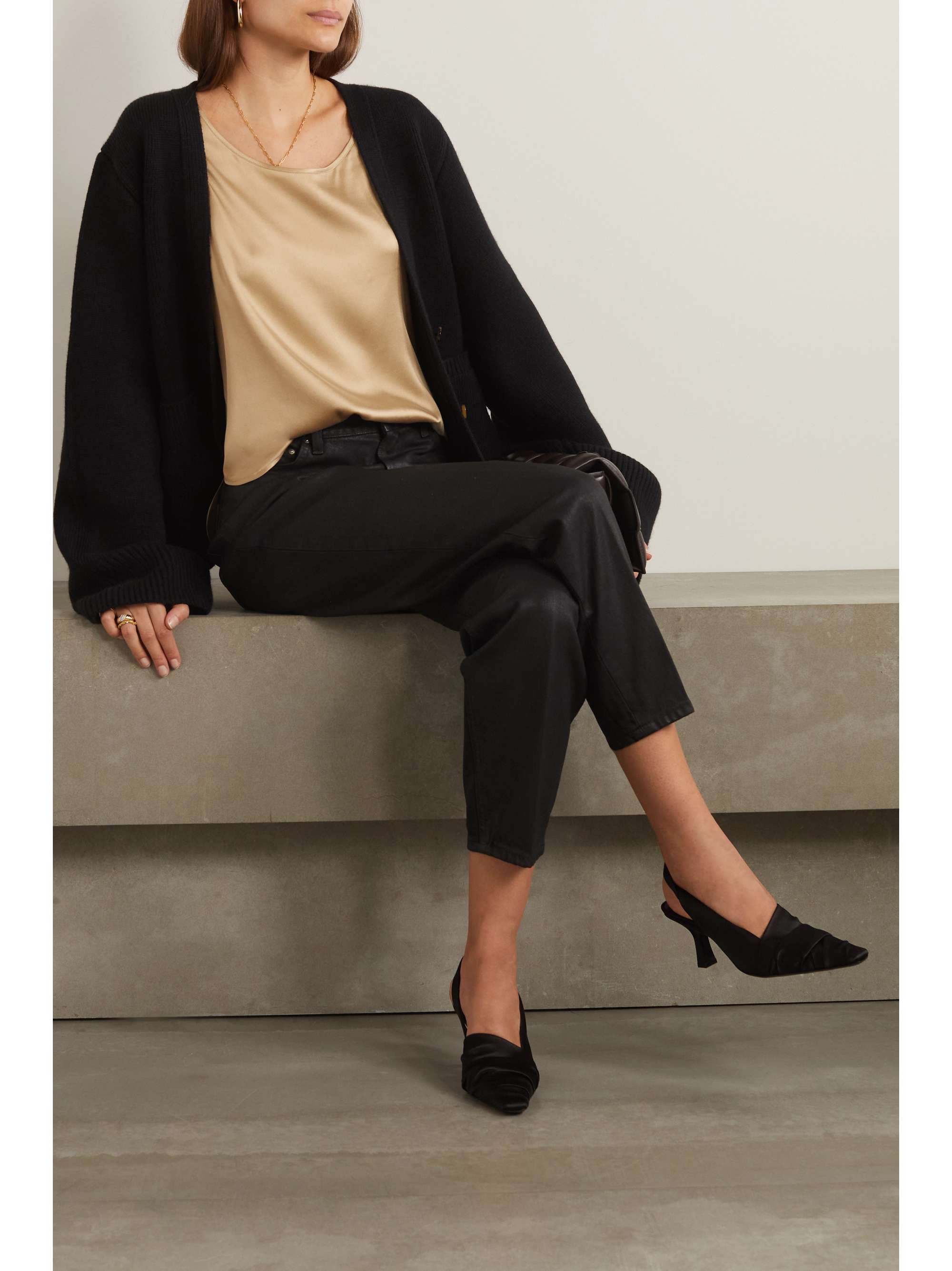 MAX MARA Pan duchesse silk-blend satin tank | NET-A-PORTER