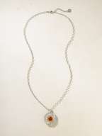 BUCCELLATI Blossom sterling silver and gold-plated, jasper and diamond necklace | NET-A-PORTER