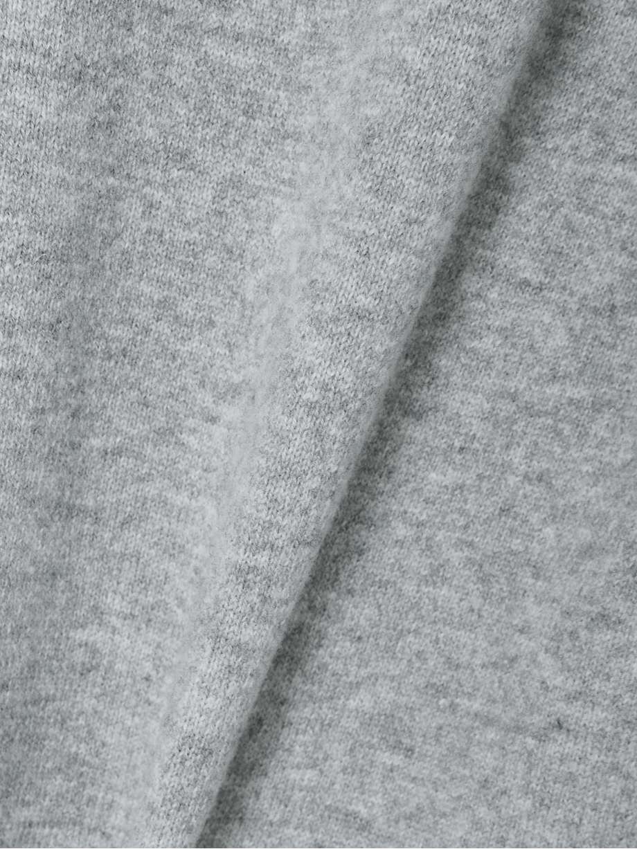SACAI Layered ribbed wool and mohair-blend maxi dress | NET-A-PORTER