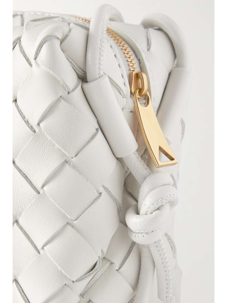 BOTTEGA VENETA Loop mini intrecciato leather shoulder bag | NET-A-PORTER