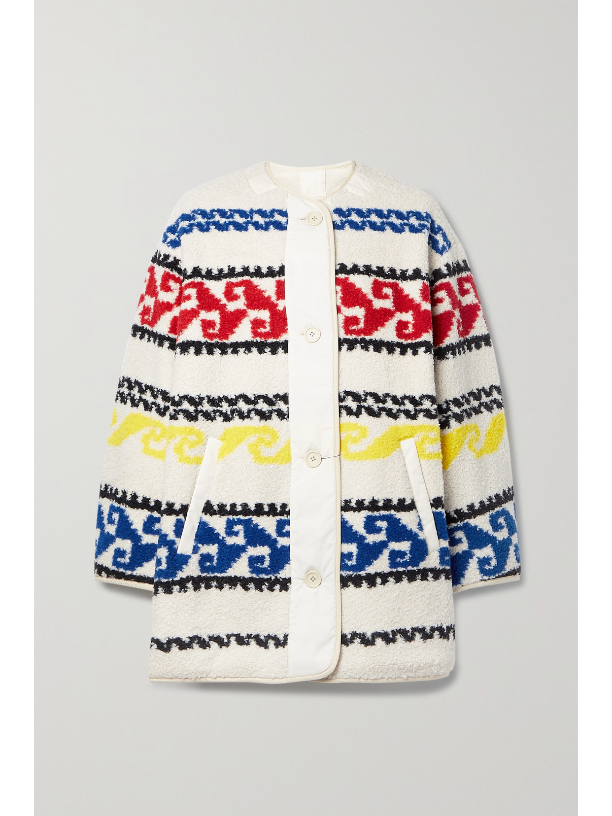 Isabel Marant Étoile Himemma Reversible Jacquard-fleece And Shell ...