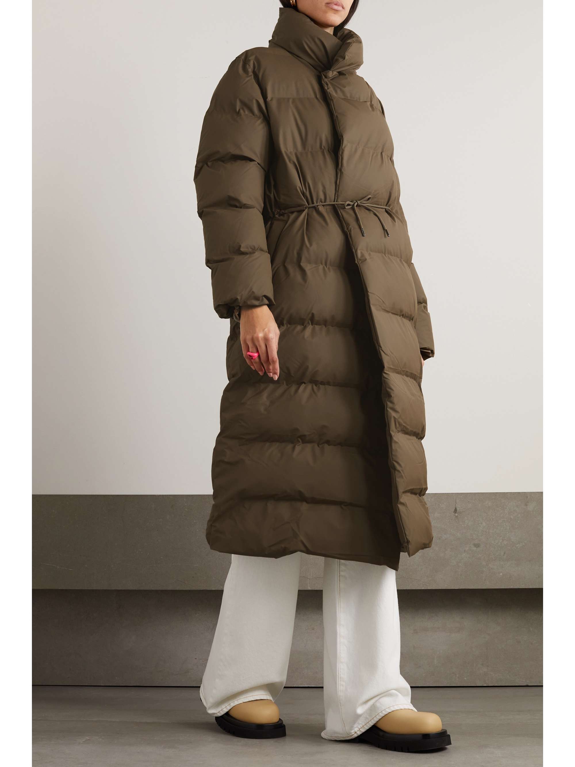 RAINS Quilted padded shell coat | NET-A-PORTER