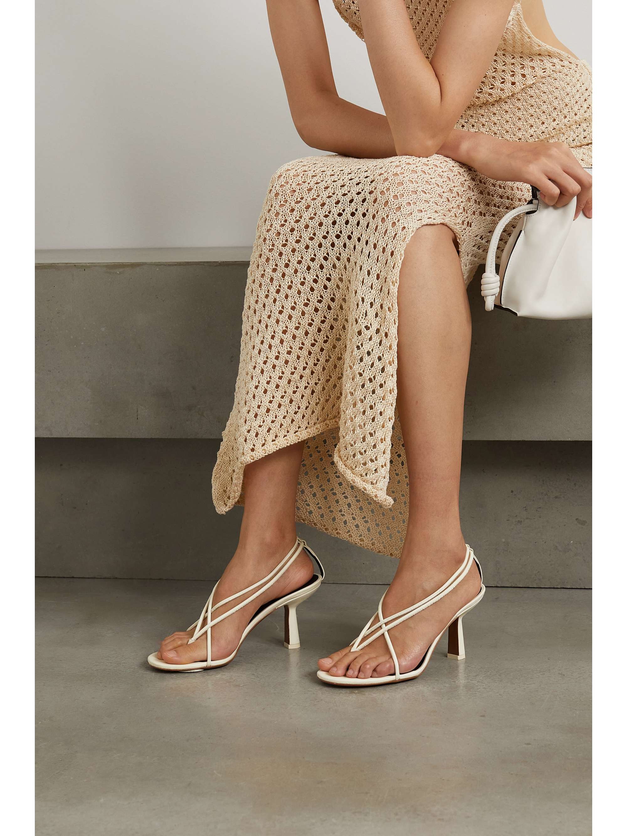 NEOUS Gloas leather and cord slingback sandals | NET-A-PORTER