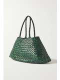 DRAGON DIFFUSION Santa Croce Big woven leather tote | NET-A-PORTER