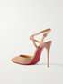 CHRISTIAN LOUBOUTIN Jenlove 100 leather slingback pumps | NET-A-PORTER