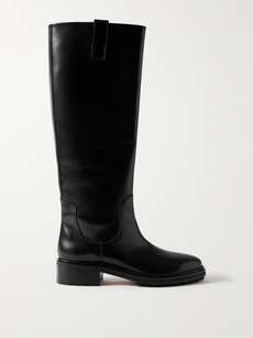 AEYDE Henry leather knee boots | NET-A-PORTER