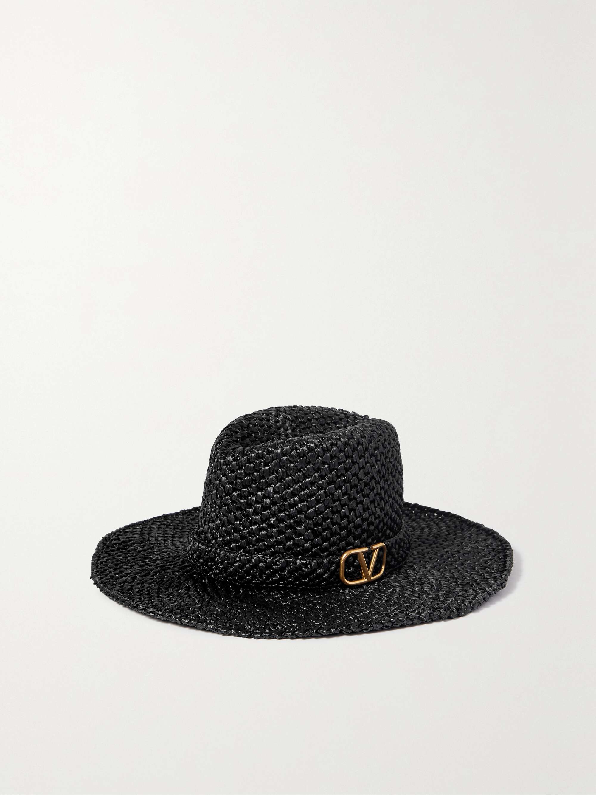 Black Straw Fedora