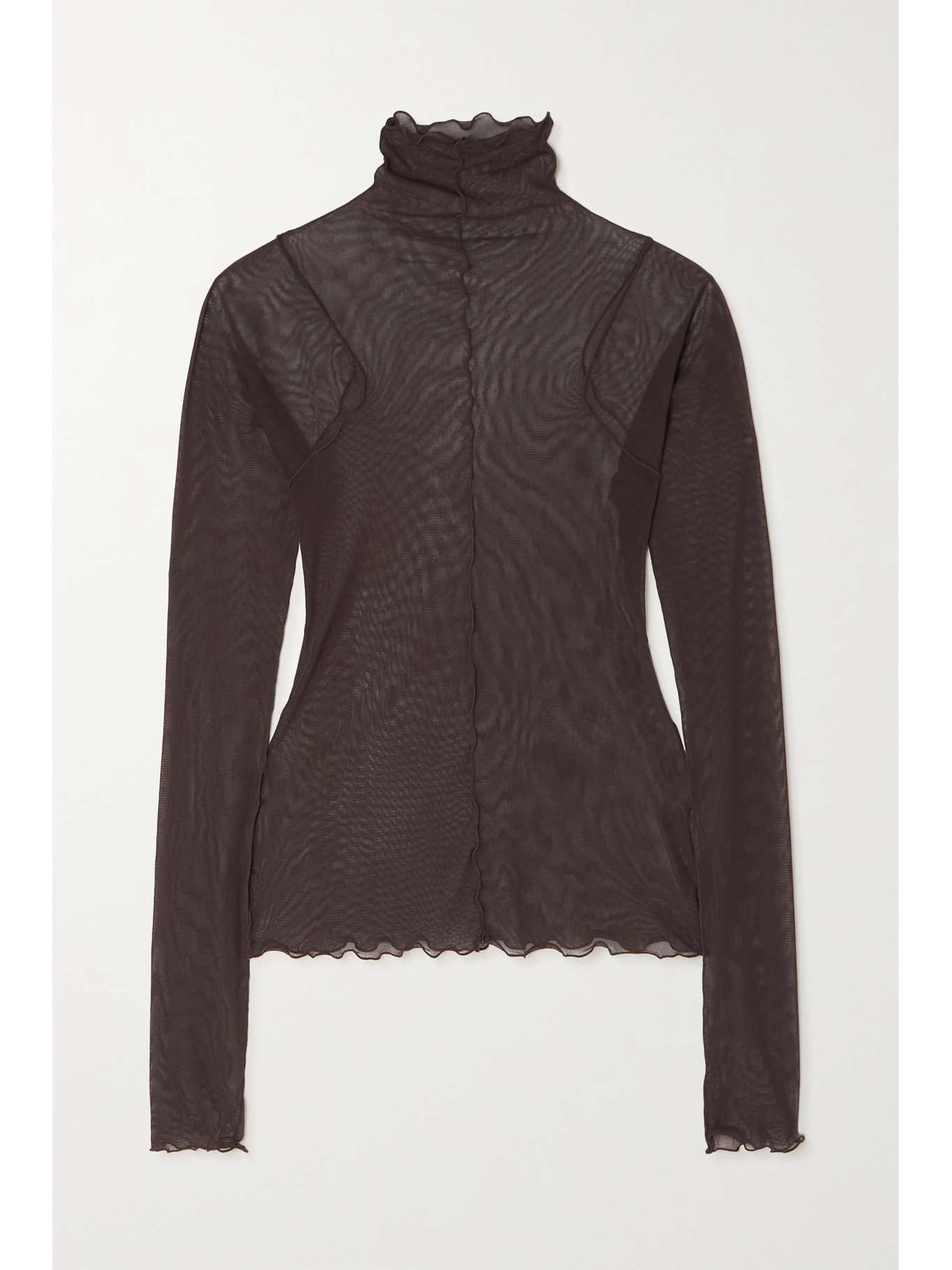 LVIR Tulle turtleneck top | NET-A-PORTER