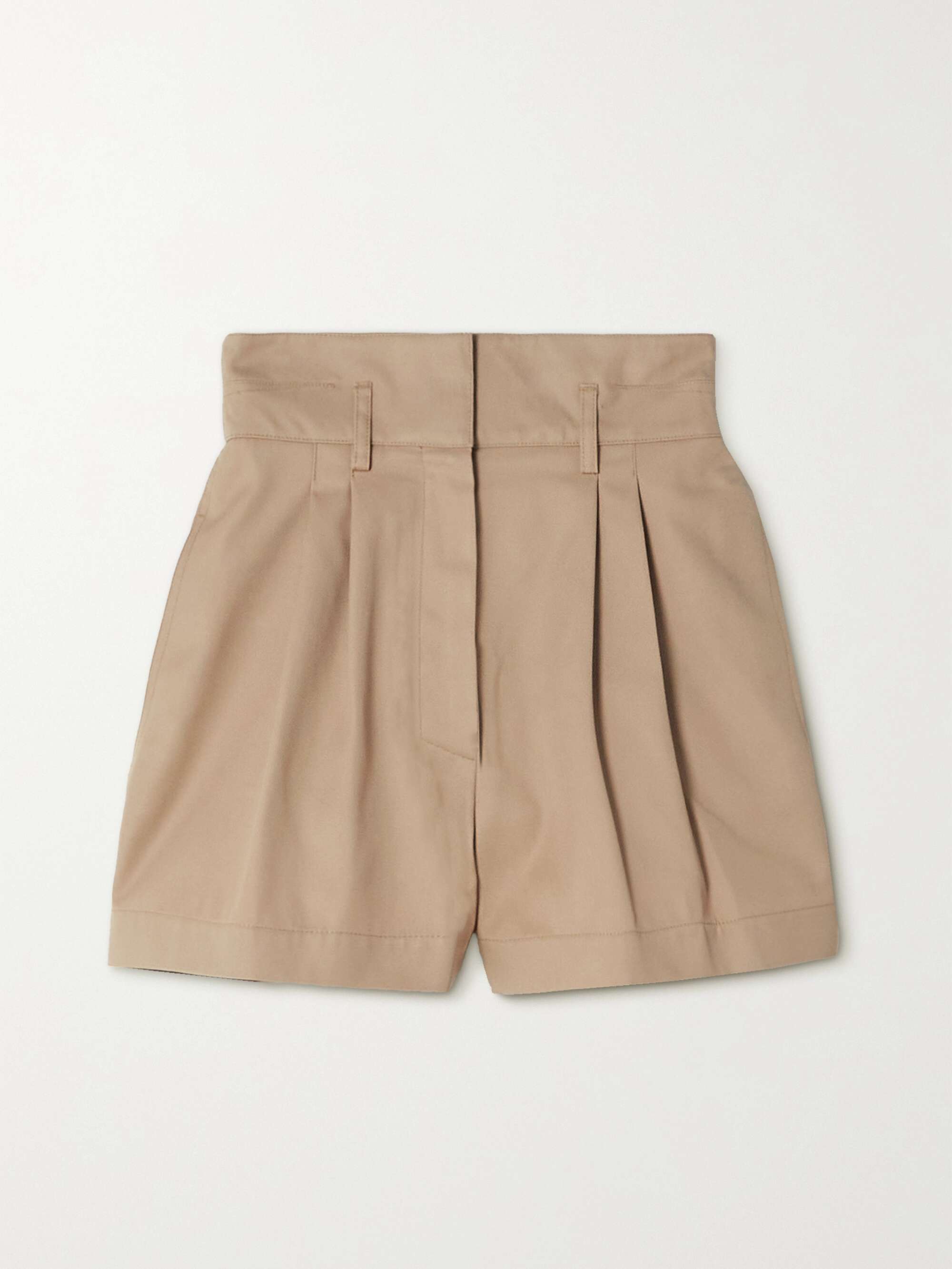 ALAÏA Pleated twill shorts | NET-A-PORTER