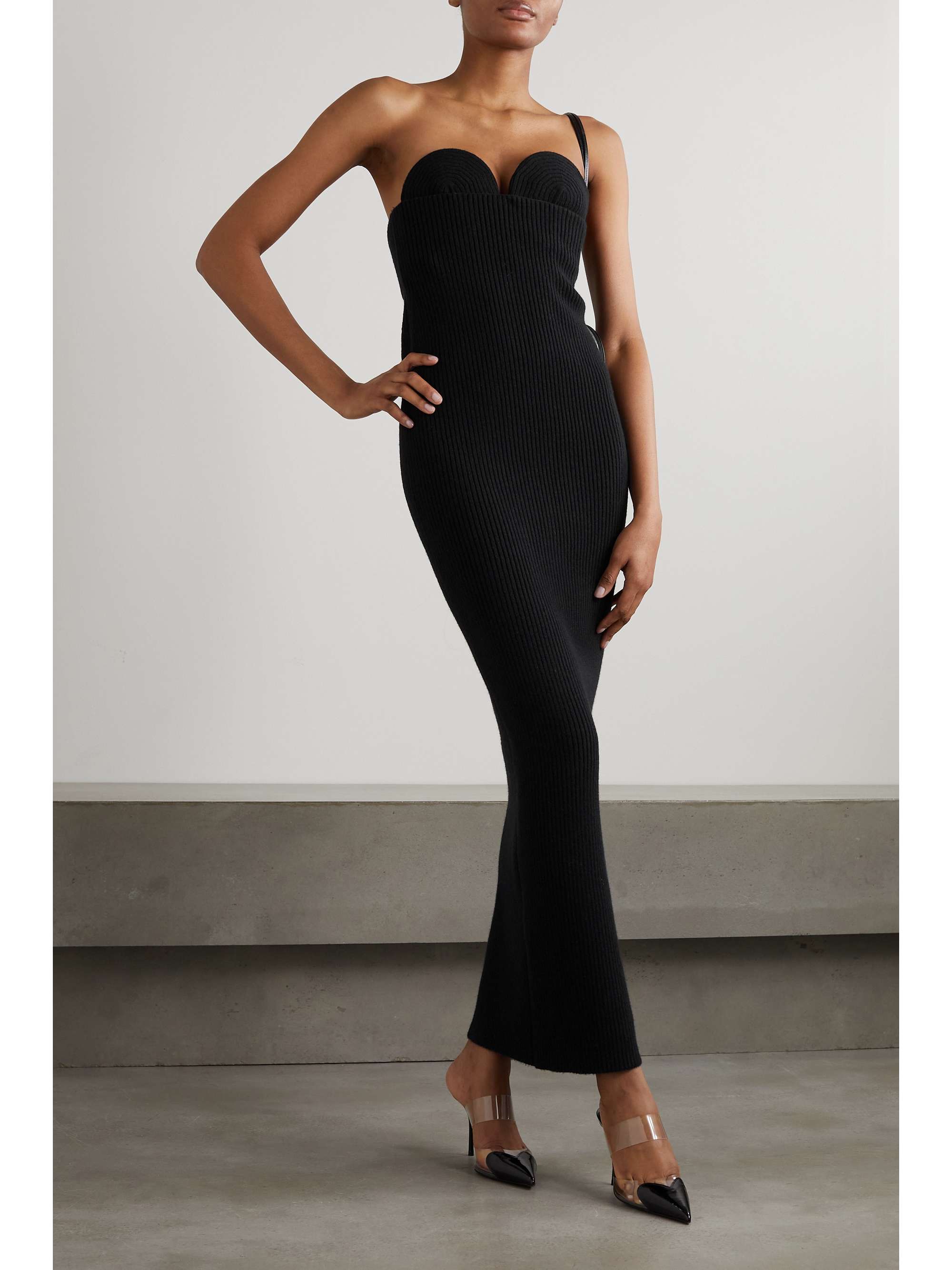 Black Strapless Maxi Dresses