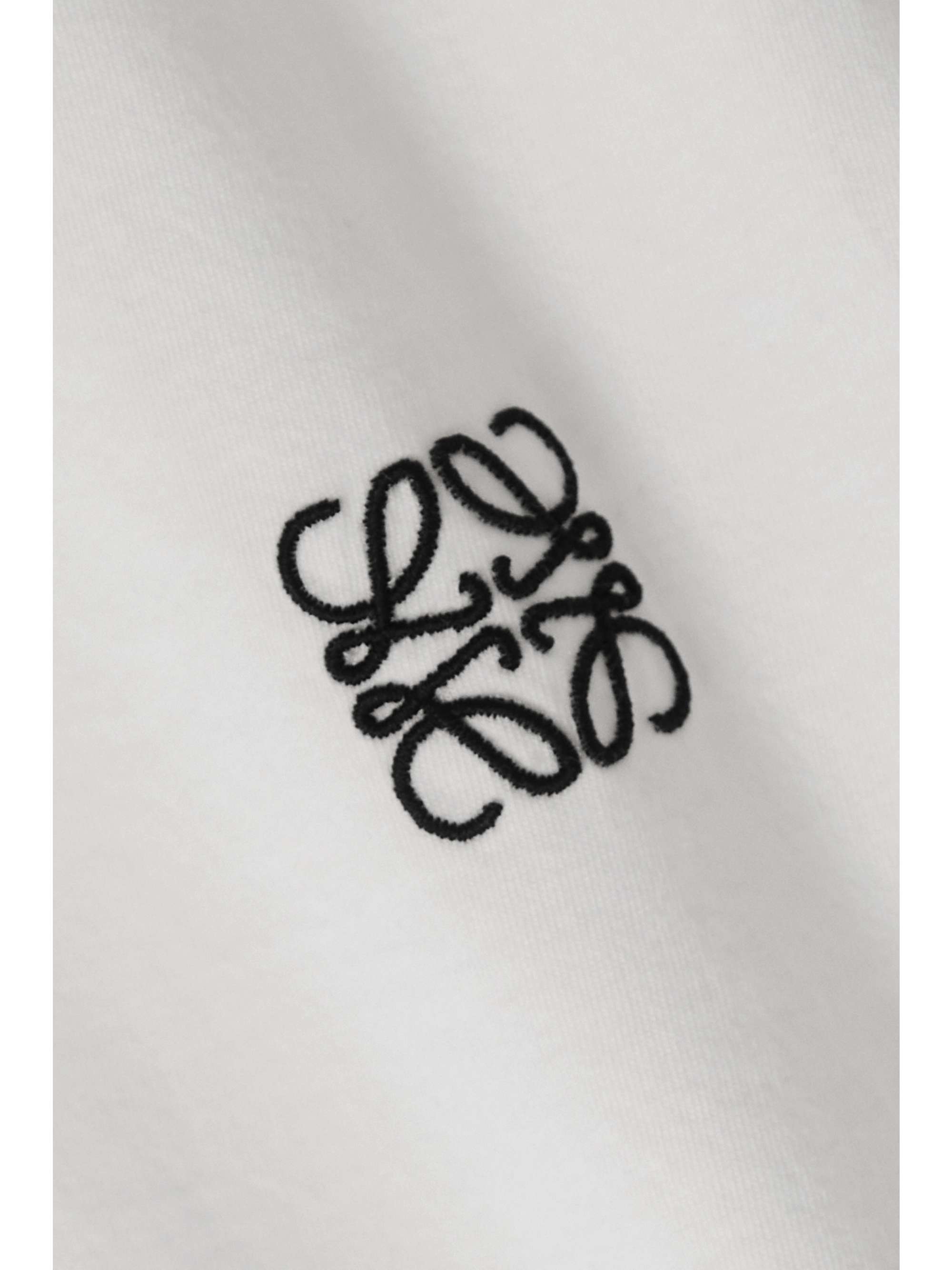 LOEWE Anagram embroidered cotton-jersey T-shirt | NET-A-PORTER