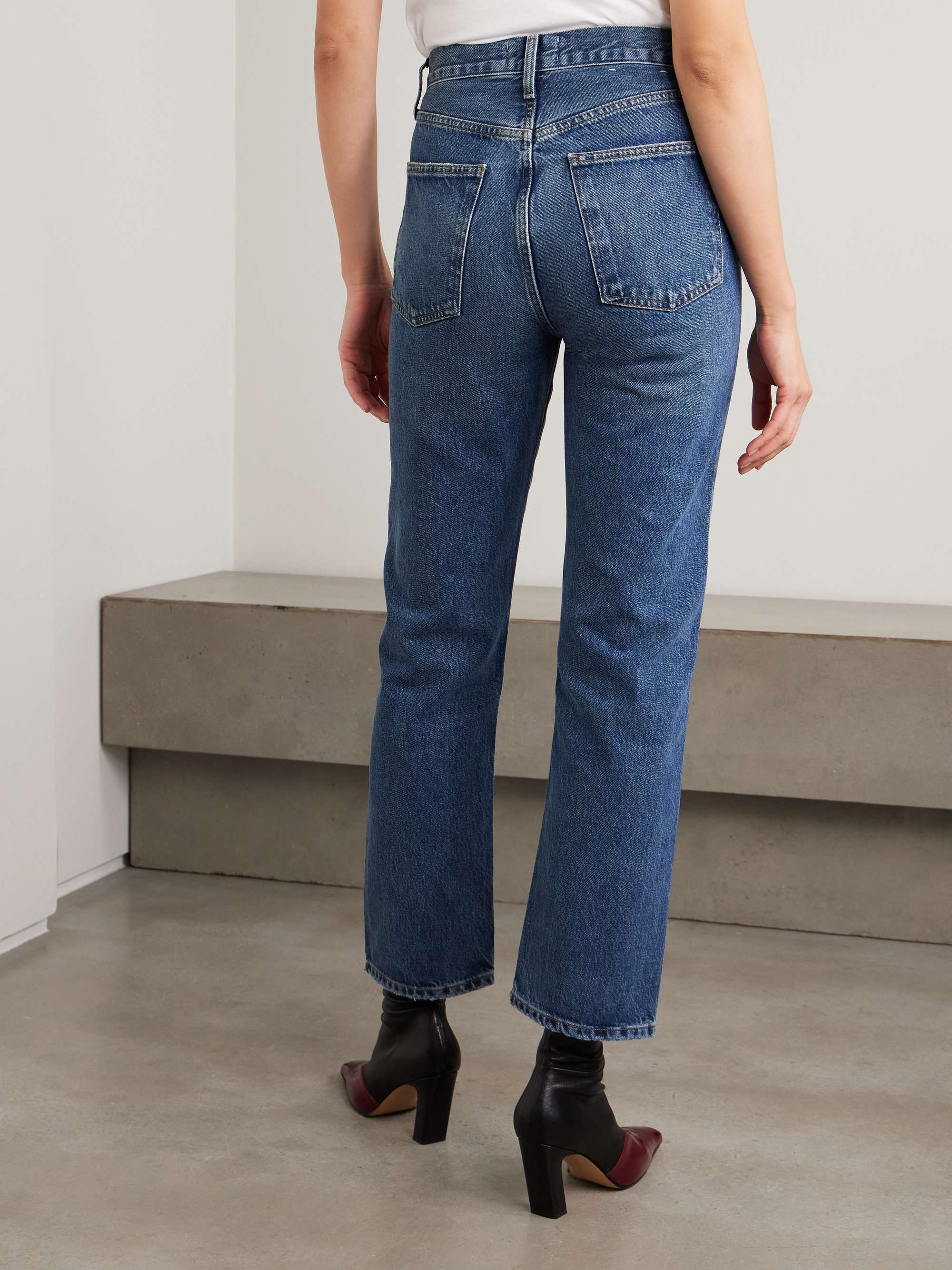 AGOLDE + NET SUSTAIN '90s Pinch Waist high-rise straight-leg organic ...