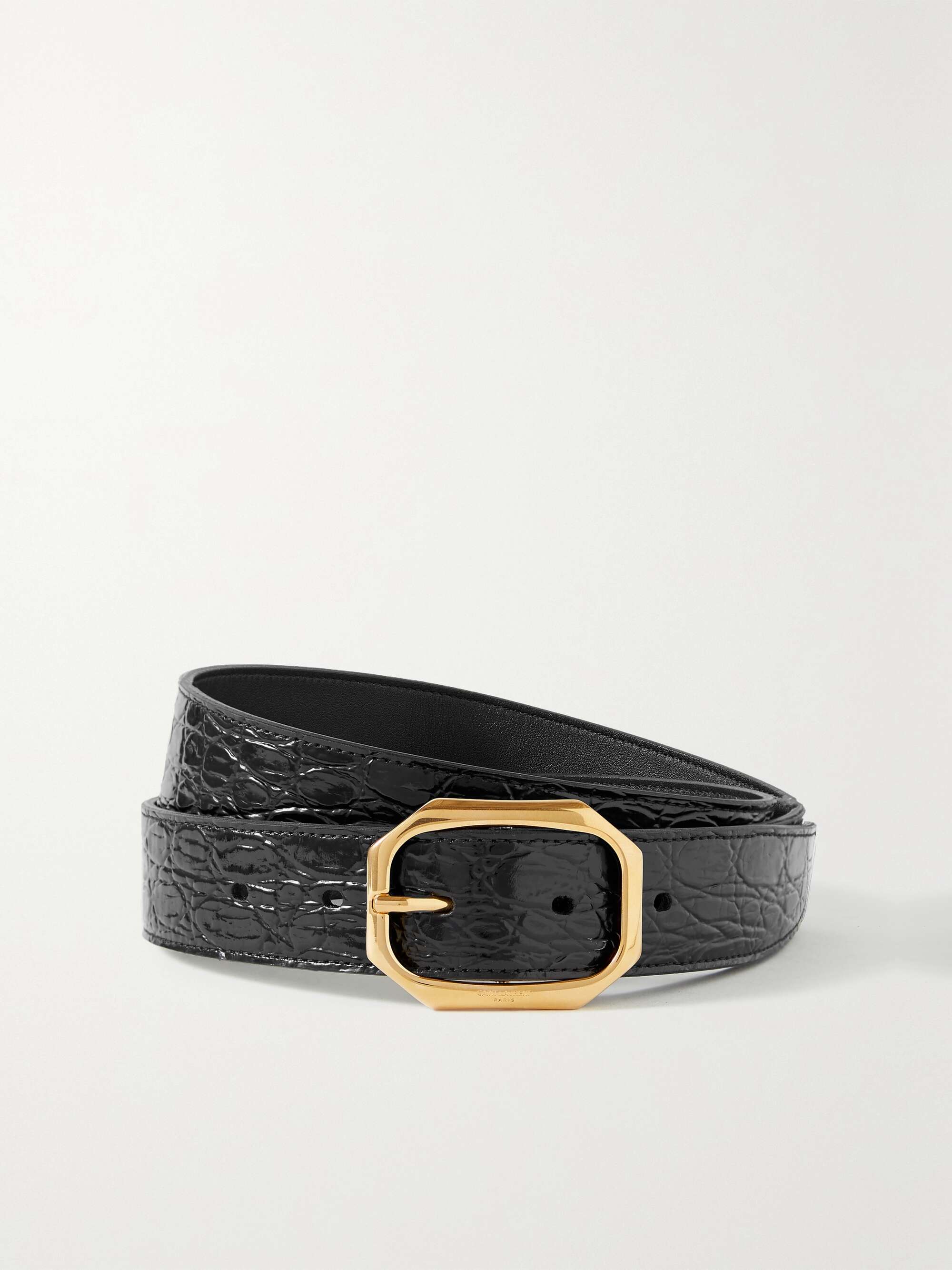 Ysl Croc Belt