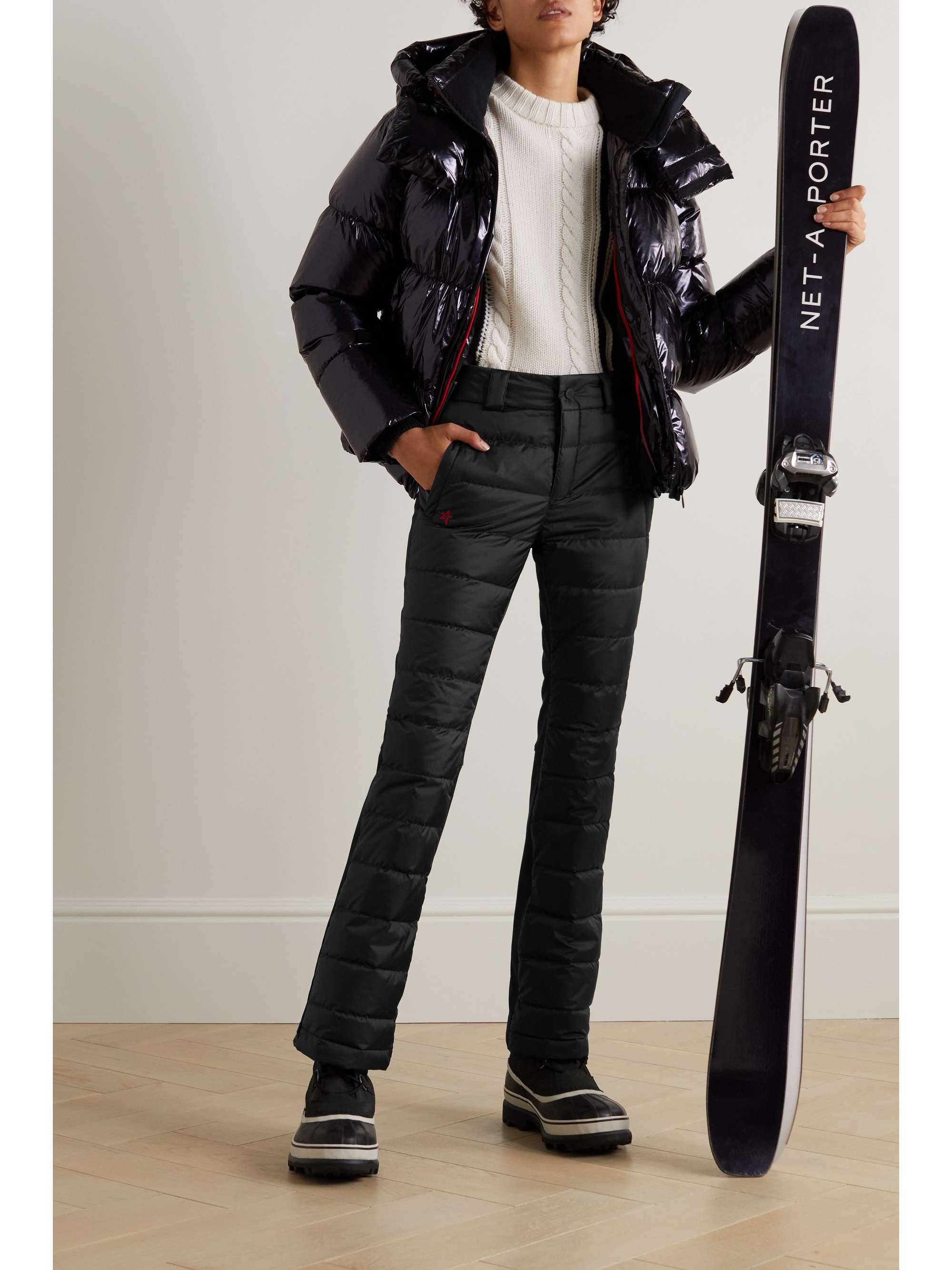 PERFECT MOMENT Talia quilted padded flared ski pants | NET-A-PORTER