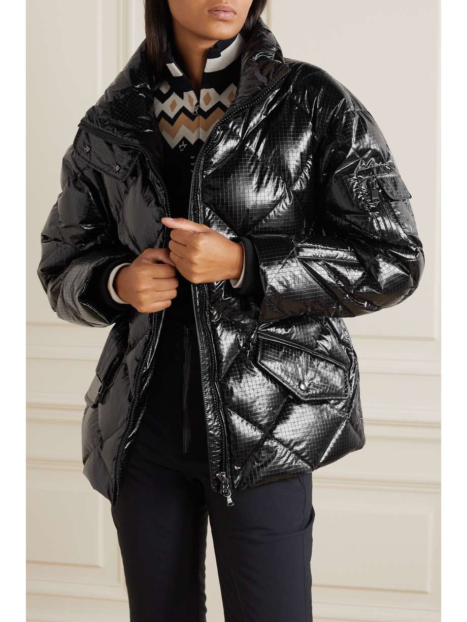 BOGNER Amara-LD belted quilted glossed-ripstop down ski jacket | NET-A ...