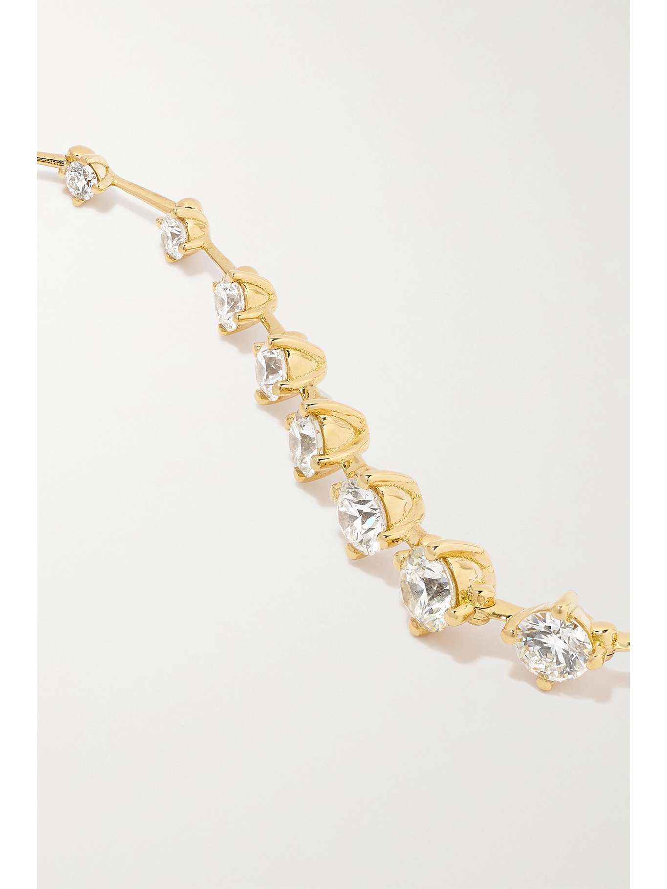 Gold Sequence 18-karat gold diamond bracelet | FERNANDO JORGE | NET-A ...
