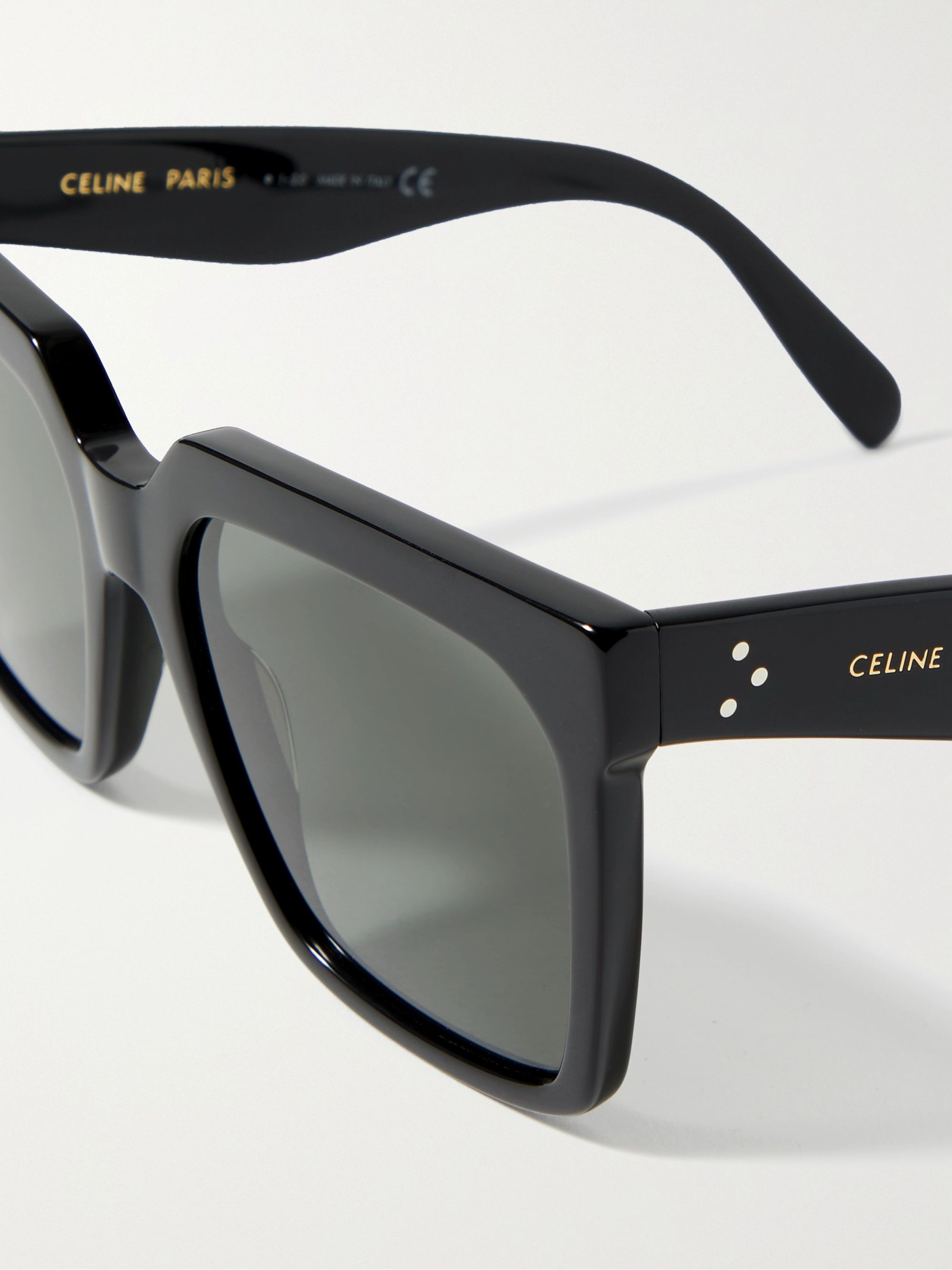 Black Oversized square-frame acetate sunglasses | CELINE EYEWEAR | NET-A-PORTER