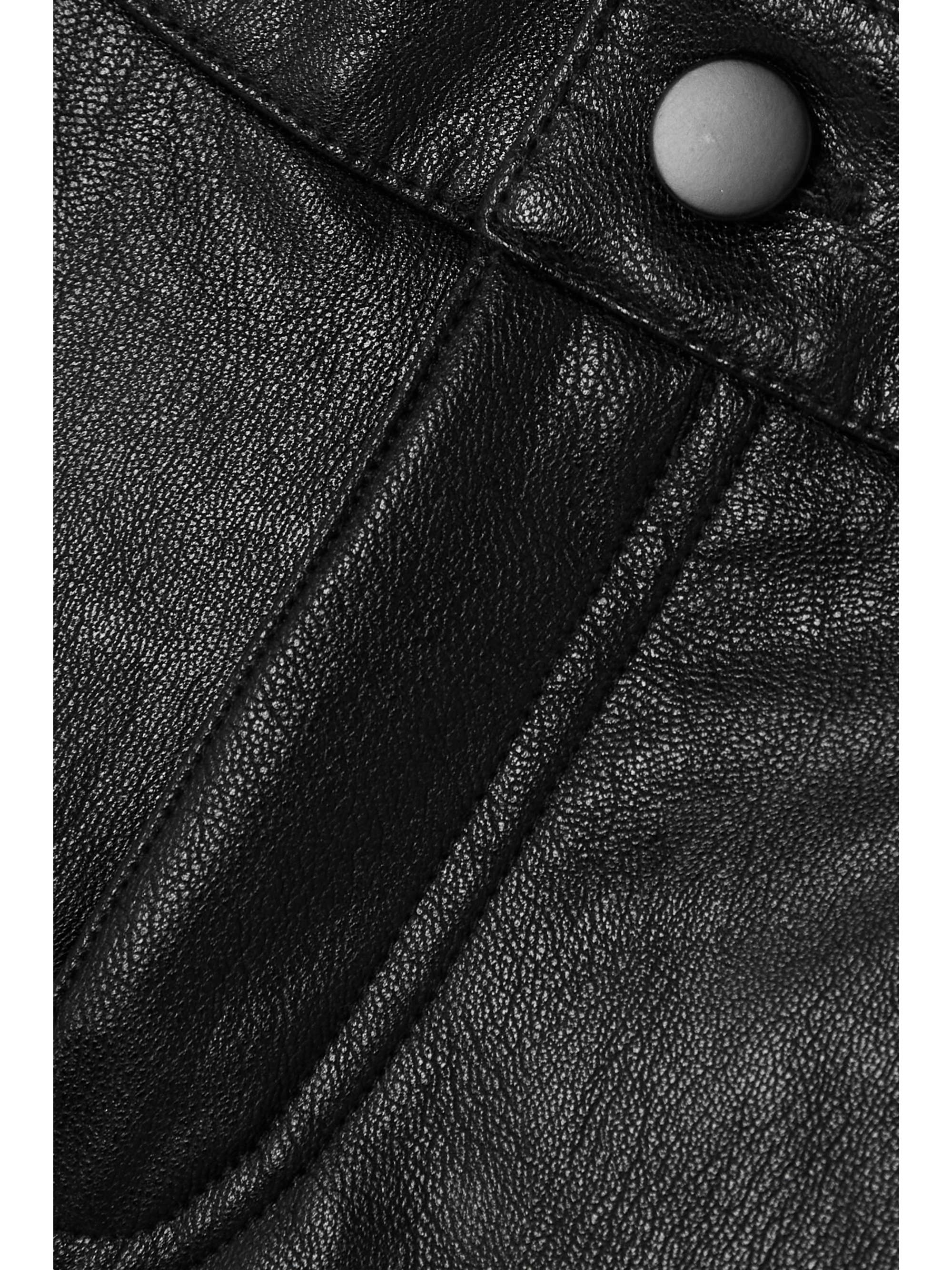 COMMANDO Faux stretch-leather skinny pants | NET-A-PORTER