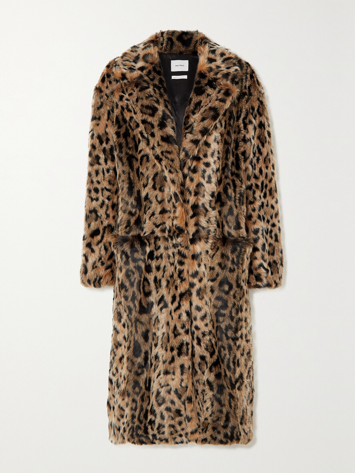 Halfboy Leopard-print Faux Fur Coat | ModeSens
