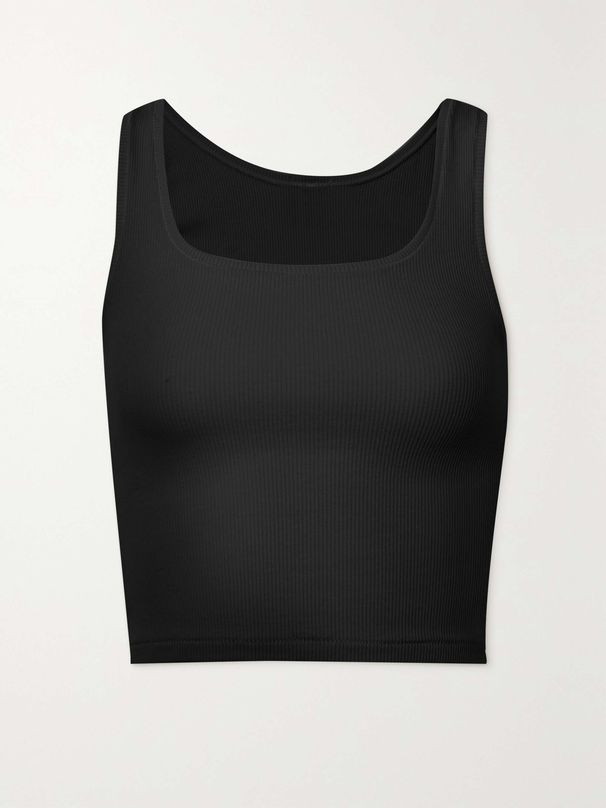 Black Tank Crop Top