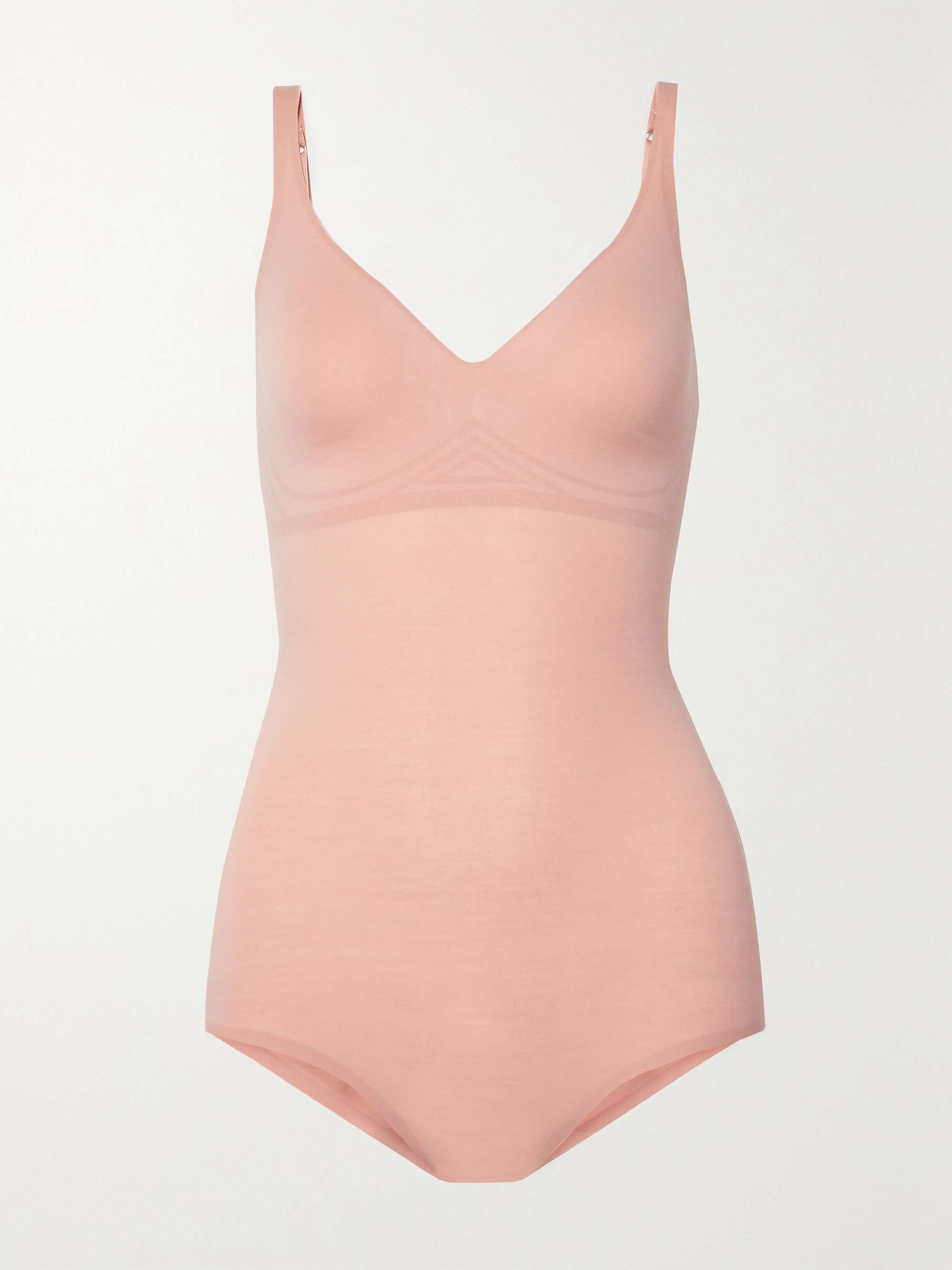 Pink 3w Stretch Cotton Bodysuit Wolford Net A Porter