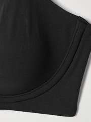 SKIMS Fits Everybody Unlined Demi Bra - Onyx | NET-A-PORTER