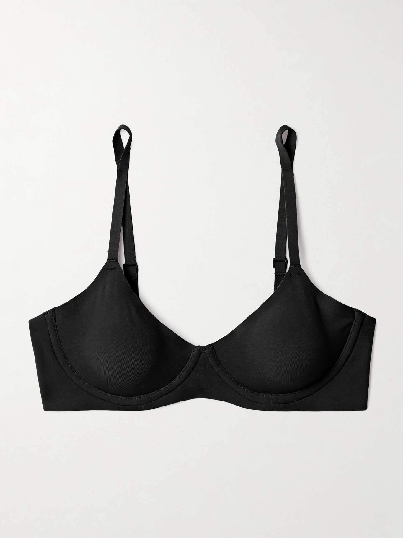 SKIMS Fits Everybody Unlined Demi Bra - Onyx | NET-A-PORTER
