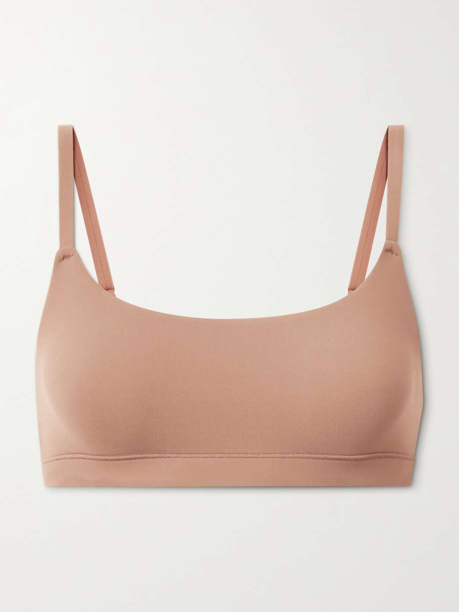 SKIMS Fits Everybody Scoop Bralette - Sienna | NET-A-PORTER