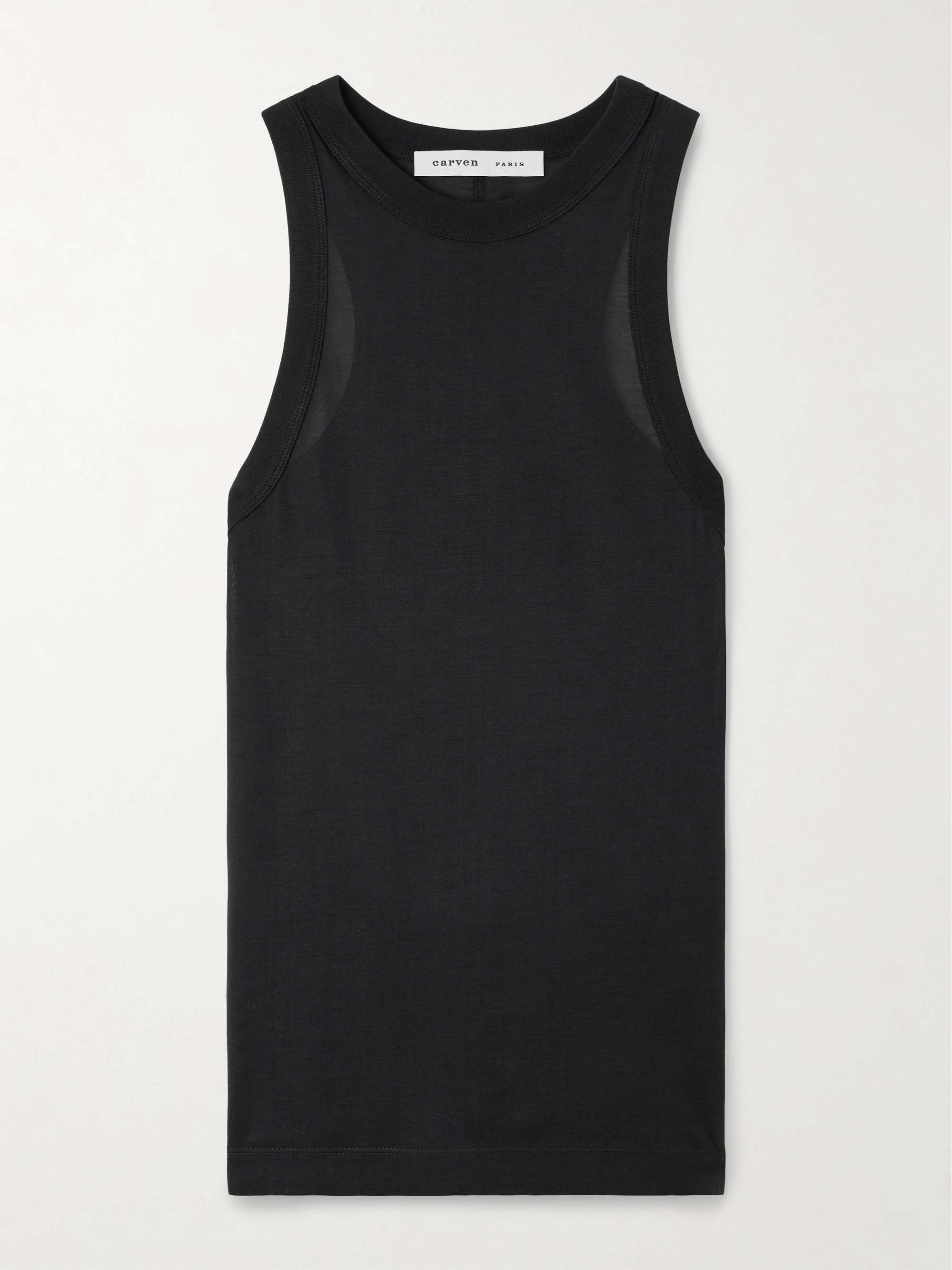 CARVEN シルク タンクトップ | NET-A-PORTER CARVEN シルク タンクトップ | NET-A-PORTER
