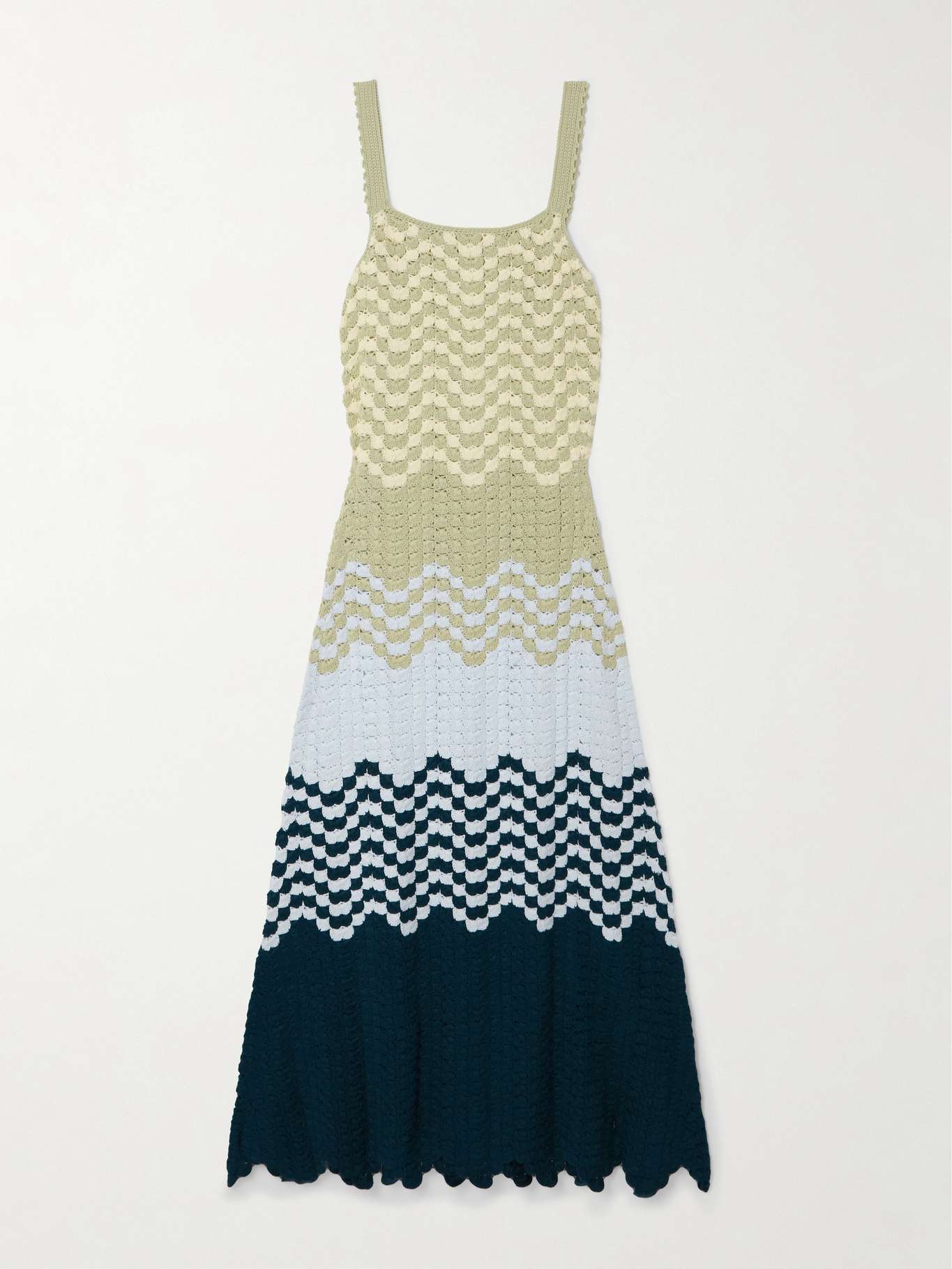 ESCVDO Marea crocheted cotton maxi dress | NET-A-PORTER