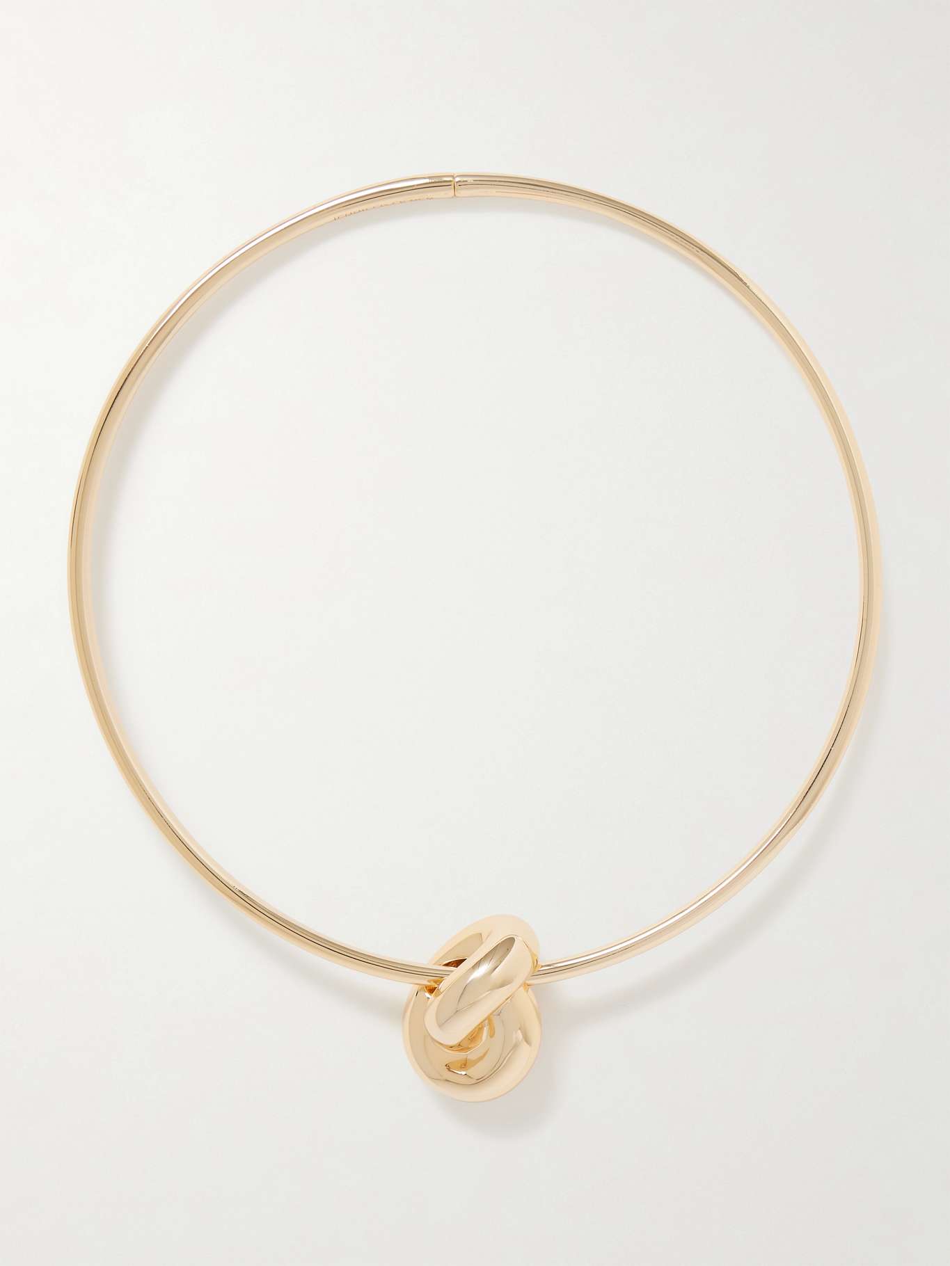 JENNIFER FISHER Thin Knot gold-plated choker | NET-A-PORTER