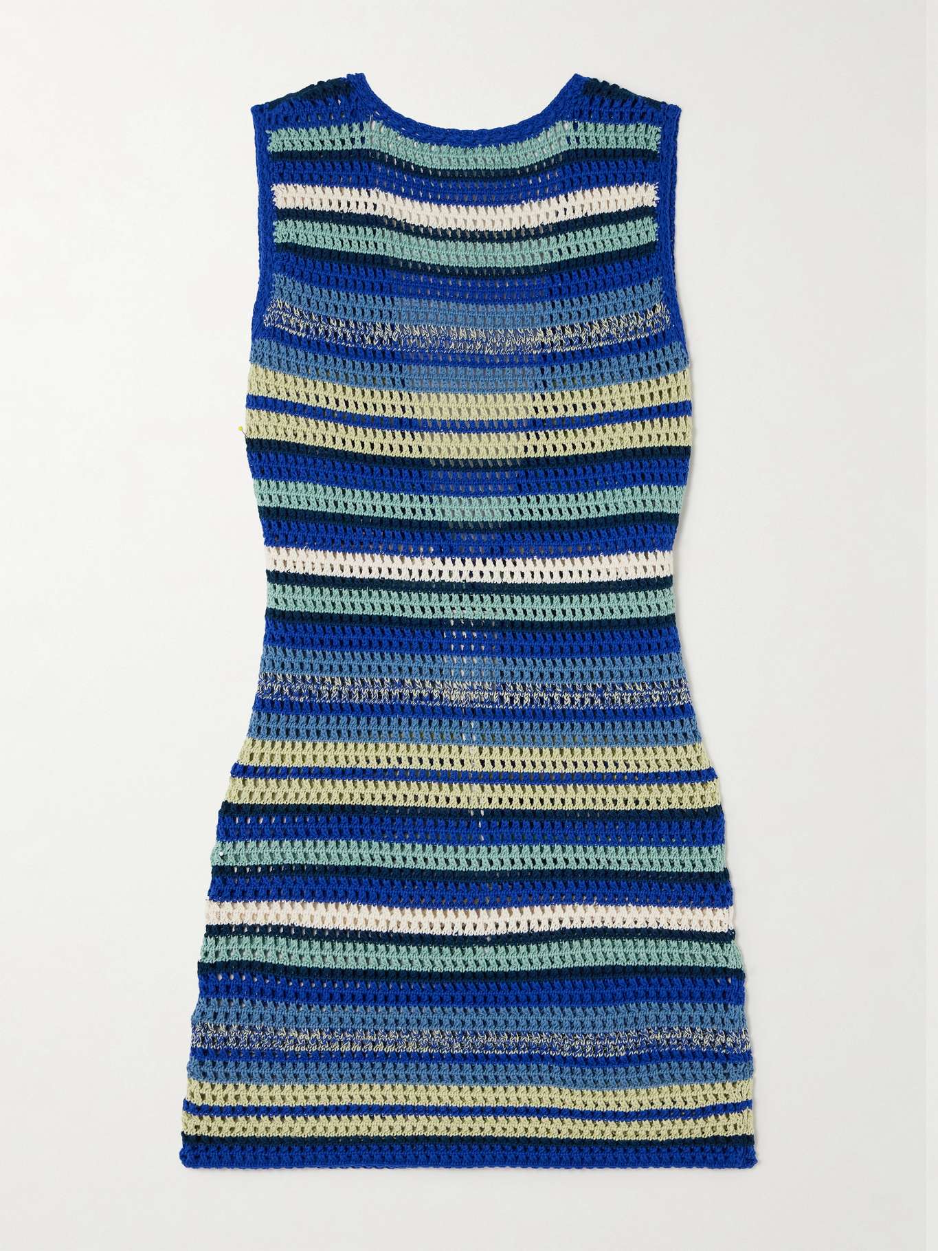 ESCVDO Nevado open-back crocheted cotton mini dress | NET-A-PORTER