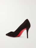 CHRISTIAN LOUBOUTIN Miss Z 80 suede pumps | NET-A-PORTER