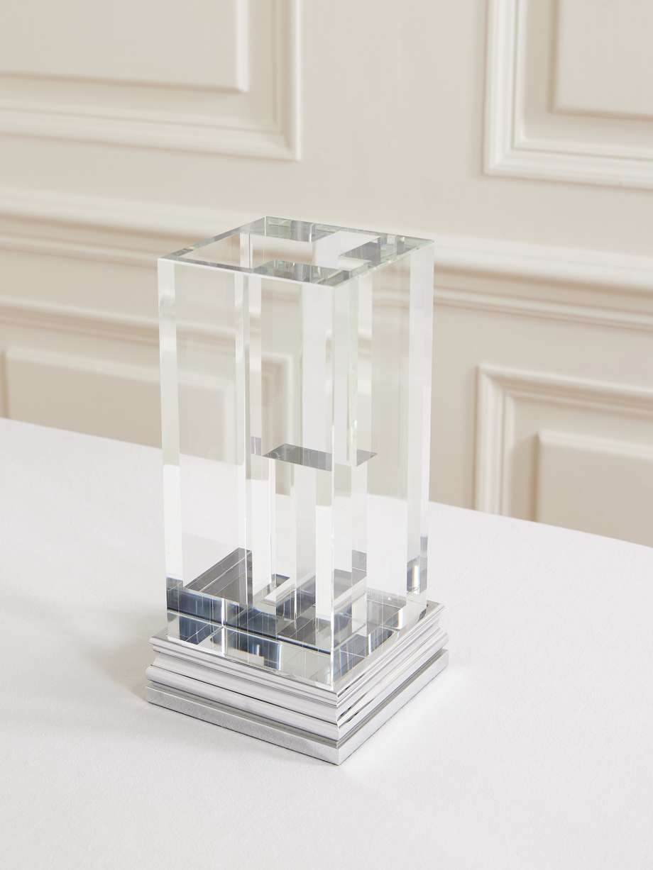 CHRISTOFLE + Mathias Kiss aluminium and glass vase | NET-A-PORTER