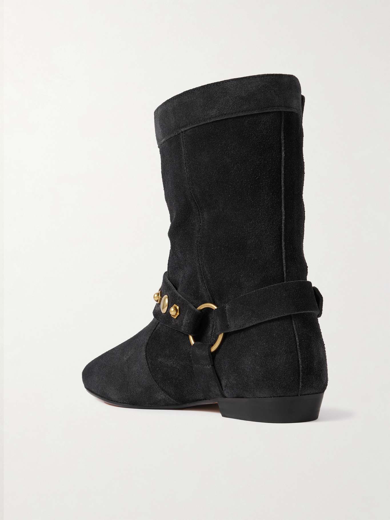 ISABEL MARANT Stania studded suede ankle boots | NET-A-PORTER