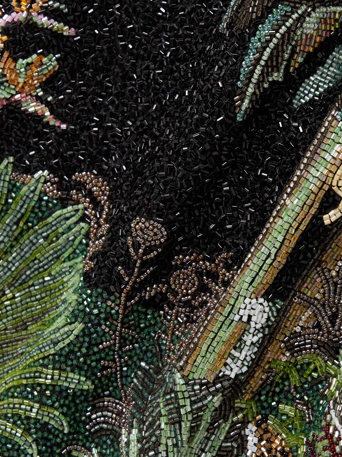 CLIO PEPPIATT Rio crystal-embellished beaded tulle mini dress | NET-A ...