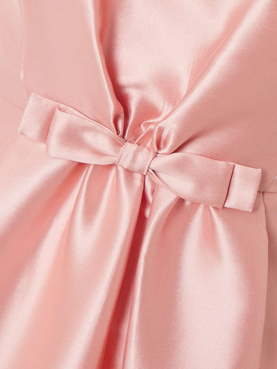 BERNADETTE Lenette strapless bow-detailed taffeta gown | NET-A-PORTER
