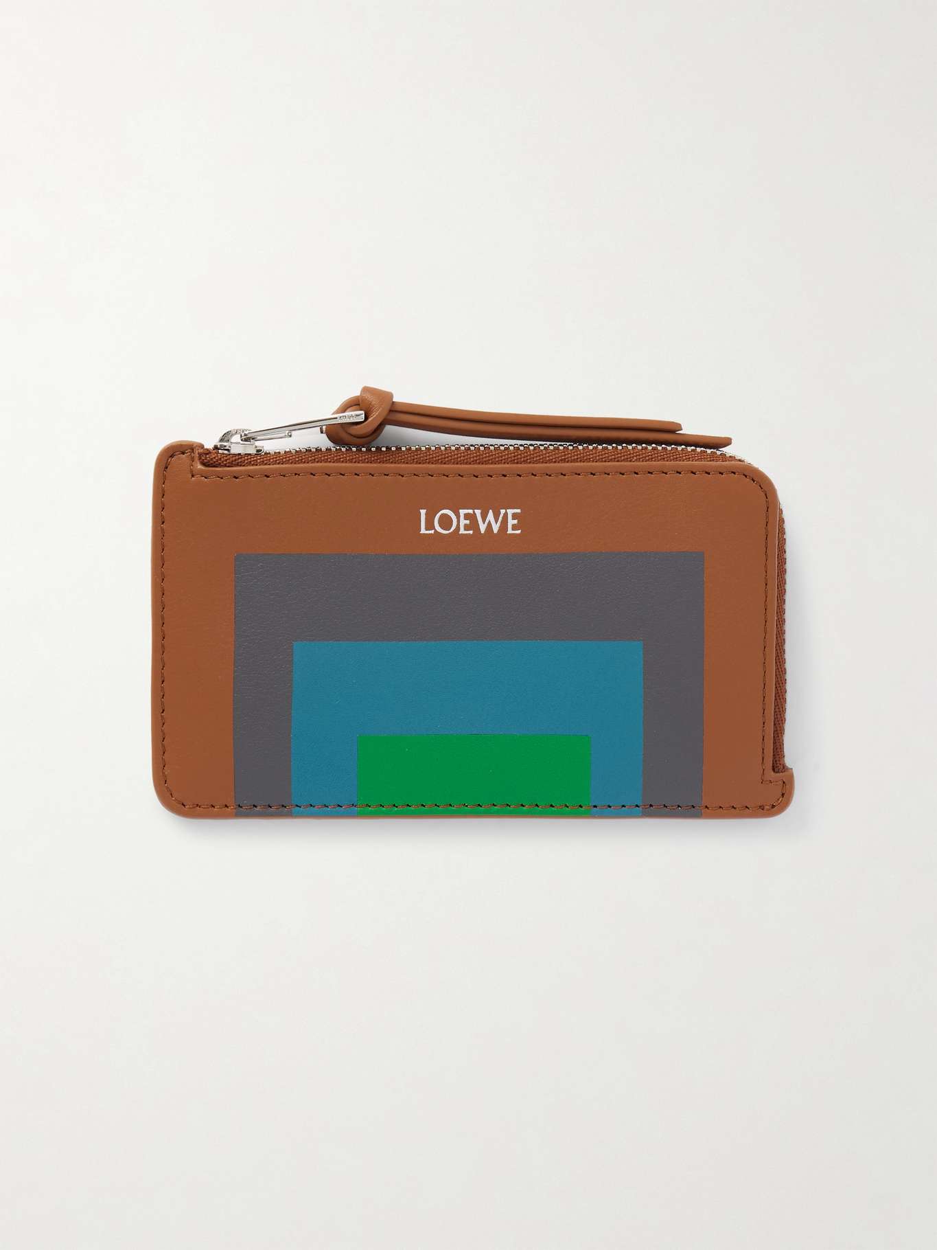 LOEWE + Josef Albers printed leather cardholder | NET-A-PORTER